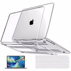 GVTECH Case for MacBook Air 13 inch Crystal Clear Case A1369 A1466, Plastic Hard Shell & Keyboard Cover & Screen Protector for with MacBook Air 13 (2010-2017) (A1369/A1466)