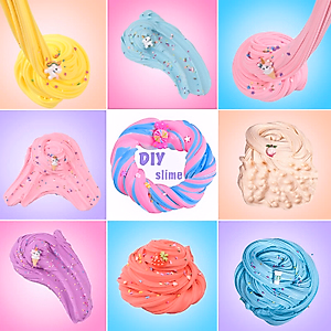 45 Pack Mini Butter Slime Kit, Scented Slime Party Favor Gifts, DIY Putty Stress Relief Toy for Kids, Girls and Boys, Soft & Non-Sticky