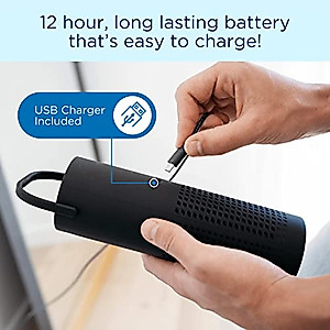 Medify MA-10 Portable Air Purifier with True HEPA H13 Filter | 40 sq ft Coverage | Quiet 99.9% Removal to 0.1 Microns (1-Pack, Black)