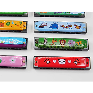 Harmonica for Kids Birthday Party Favor, 24Pcs Kids Harmonica Toy Gift, 16 Holes Toddler Harmonicas, Party Favors for Kids Goodie Bags