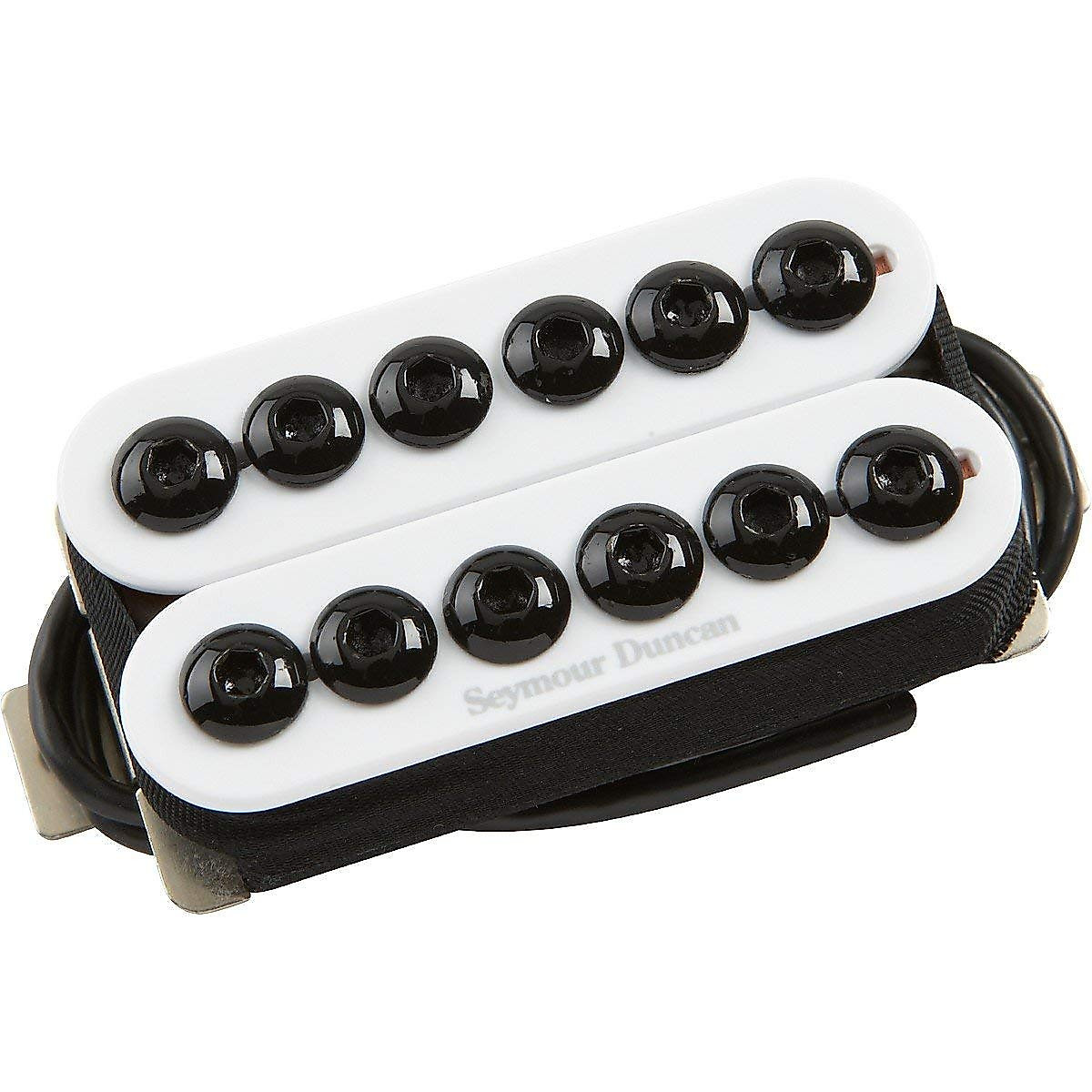 Seymour Duncan SH-8b Invader Humbucker Bridge Pickup, White - Bundled with Dunlop Pick Pack and Dunlop Polishing Kit
