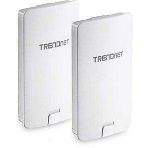 TRENDnet 14 DBI WiFi AC867 Outdoor Poe Preconfigured Point-to-Point Bridge Kit, 4 DBI Directional Antennas, for Point-to-Point WiFi Bridging Applications, 5GHz, AC867, TEW-840APBO2K (Renewed)