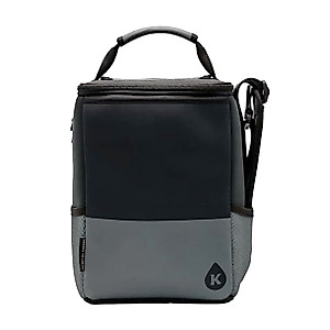 Kanga Insulated Cooler Bag - Soft Cooler Bag - 6 or 12 Can Beer and Seltzer Drink Cooler - Insulated Leak Proof and Durability Tested - Kanga Pouch Cooler (Midnight)