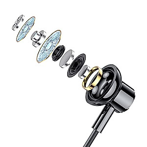 Wireless Bluetooth Headphones with TF Card Slot, 100H Playtime Neckband Bluetooth Earphones Wireless Earbuds, Running Wireless Earbuds Bluetooth for Sports, Home Office, Video Conference (black)