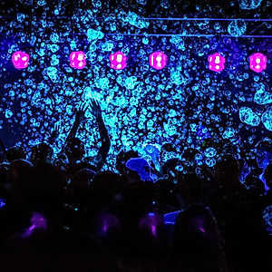 Atomic Bubbles: Tekno Bubbles - Blue 6 Pack - 4oz Bottles, UV Blacklight Glow Bubbles, Glow Parties, Indoor & Outdoor, Safe for Kids, Non-Toxic