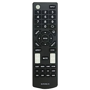 New NS-RC4NA-16 Remote Control Suit for Insignia LED HDTV NS-39D220NA16 NS-24D420NA16 NS-32D420NA16 NS-40D420NA16 NS-43D420NA16 NS-48D420NA16 NS-50D420NA16 NS-55D420NA16 NS-50D421NA16 NS-55D421NA16