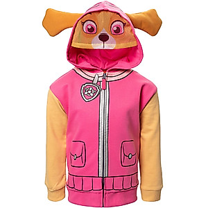 Paw Patrol Skye Toddler Girls Fleece Zip Up Hoodie 4T