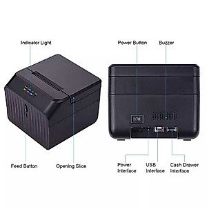 N/A Desktop Label Printer Adhesive Stickers Maker Thermal Printer