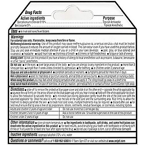 Orajel Cold Sore Treatment – Instant Relief for Cold Sore Pain- From #1 Oral Pain Relief Brand