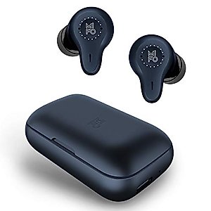 mifo [Upgrade Version 2023] True Wireless Earbuds Dynamic Bass Indigo Blue O7, Qualcomm APT-X Noise Cancelling Headphones with Charging Case, Bluetooth 5.0 Wireless Sport Earphones for Running