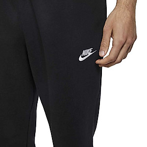 Nike Men's NSW Club Jogger, Black/Black/White, X-Large