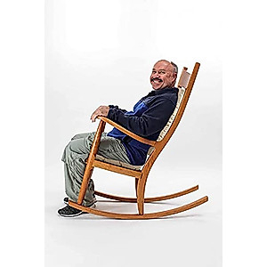 Trendcode Rocking Chair Cushion, Non-Slip Memory Foam Filled, Indoor,Patio furniture&Outdoor Use,Back 23''x17''/Seat 19''x17'' (Beige)