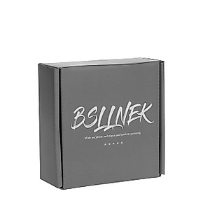 BSLLNEK Elastic Braided Belt, 1 3/8", Woven Stretch Belt for Golf Casual Jeans Shorts Pants (White, Medium (33-36" Waist))