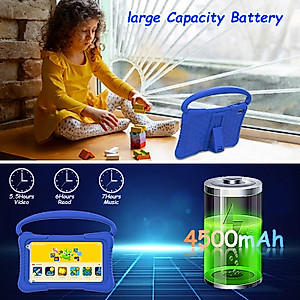 7 Inch Kids Tablet, Quad Core Android 11 Toddler Tablets, Children Tablet with 32GB Storage 2GB RAM WiFi BT Shockproof Case Dual Camera Educationl Games Parental Control, Kids Software Pre-Installed.