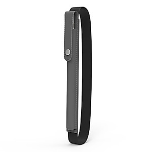 MoKo Case Holder for Apple Pencil (USB-C), Apple Pencil 1st/2nd Generation,Elastic Pocket Pouch Sleeve Detachable Cover for Apple Pen, Fit iPad Pro 11" / Pro 12.9" 2022/2021/2020/2018/2017, Space Gray