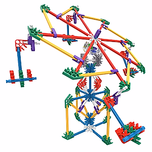 Basic Fun K'NEX | Motorised Creations Building Set | 3D Educational Toys for Kids, 325 Piece Stem Learning Kit, Engineering for Kids, 25 Model Building Construction Toy for Children Ages 7 85049