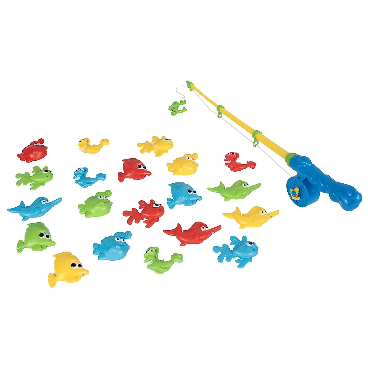 Pressman Let’s Go Fishin’ 123 in The Sea! - Practice Counting, Shapes, and Colors Game - Ages 4 and Up, 1-4 Players