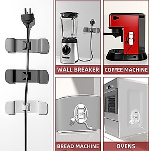 Spectabilis Cord Organizer for Kitchen Appliances, Cord Wrapper Hold Pretty, 3M Glue is Strong and Durable, The Best Size Design, Small Size and Big Role, Keep The Kitchen Clean and Tidy