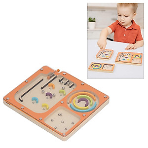 doder Portable Pinball Game Skill Development Pinball Maze Game Bright Color for Boys Girls for Travel (L)