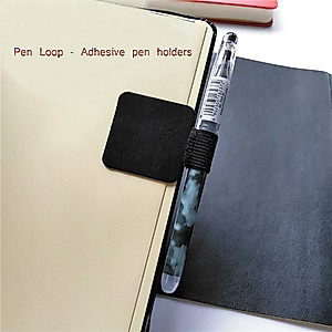 WERTIOO Hardercover Journals 200 Pages, Diary Leather Lined Journal Notebook Writing A5 100gsm Thick Paper Notebooks with Pen Hold for Work Men Women, 8.4 x 5.7 in