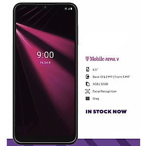 T-Mobile REVVL Smartphone - Unlocked (Renewed) (Revvl V | 32 GB)