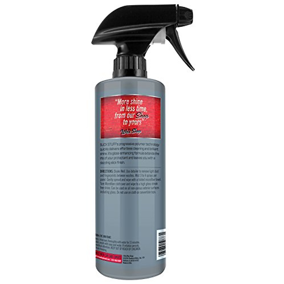 the Wax Shop 50963 Slick Stuff Exterior Spray Detailer - 16oz