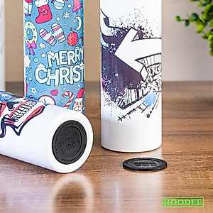 koodee Silicone Bottom for Tumblers, Protective Cup Mat Non-Slip Rubber Bottom for 20 oz Skinny Tumbler