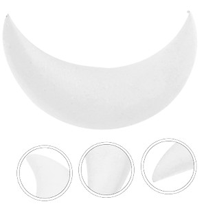 Abaodam Moon Cake Embryo Cake Turntable for Decorating Fake Cake Model Cake Practice Dummy Multitools Faux Wedding Cake Wedding Cake Stand Cake DIY Model Crafts Blank Child White Foam