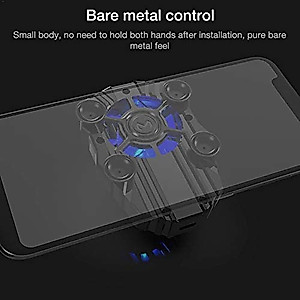 TOTOU Portable Phone Cooler Silent Phone Radiator Pubg Controller Handle Led Light Cooling Fan