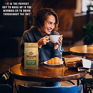 Unleashed Coffee-Harvest Blend Medium Roast Ground Coffee 2lb