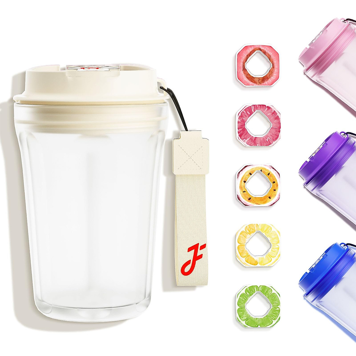 sipperment Water Bottle with Straw, 450ml Air Water Bottle Air Starter Set Drinking Bottles with 5 Flavour Pods 0 Sugar, BPA Free, Leak-proof