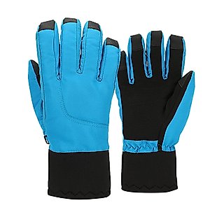 DFHYAR Gloves Gloves Women and Ski Windproof Snowproof Mountaineering and for Men Outdoor Winter Winter Winter Sports Equipment Football Cap (A, One Size)