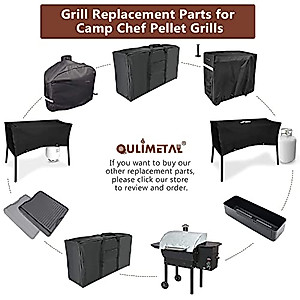 QuliMetal Carry Bag for Camp Chef 2 Burner Stoves, Heavy Duty Carry Case for Camp Chef Two Burner Briddle, 600D, UV Resistant