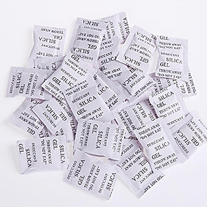 200 Pcs Food Grade Security Silica Gel Desiccant Pack Moisture Absorber Dehumidifier (size:200 pcs)