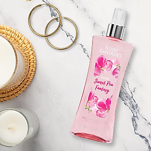 Body Fantasies Signature Fragrance Body Spray, Pink Sweet Pea Fantasy, 8 fl oz