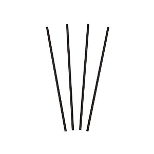 Royal 5" Black Sip Straw, Package of 1000