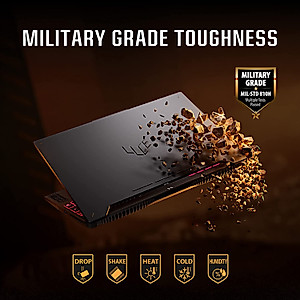 ASUS 2023 TUF FA707NU 17.3” 144Hz FHD IPS Gaming Laptop AMD 8-Core Ryzen 7 7735HS 32GB DDR5 1TB NVMe SSD NVIDIA GeForce RTX 4050 6GB GDDR6 WiFi AX RJ45 USB4 w/DP RGB KB Windows 10 Pro w/RE USB