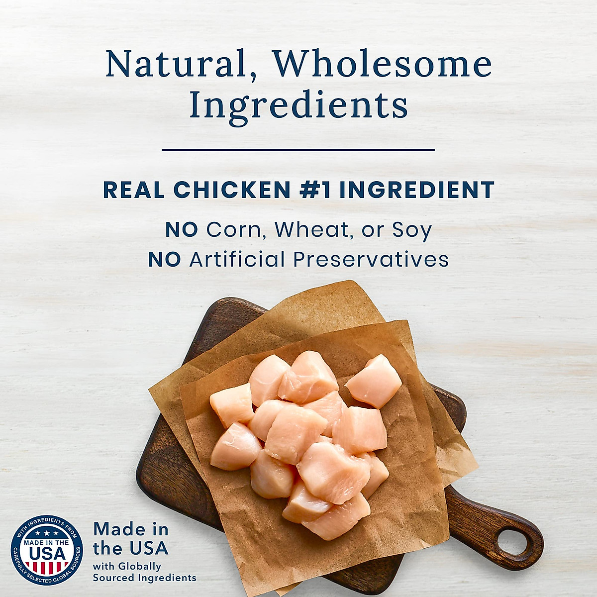 Blue Buffalo Nudges Jerky Cuts Natural Dog Treats Chicken Bag