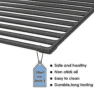 Hisencn Grill Parts Repair Kit Replacement for Jenn Air Gas Grill 720-0337, 720 0337 Gas Grill Burners, Heat Plates Tent Shield Burner Cover, Cooking grids Grates