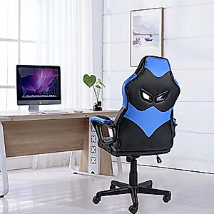 JOYFLY Gaming Chair, Gamer Chair for Adults Teens Silla Gamer Computer Chair Racing Ergonomic PC Office Chair （Blue）