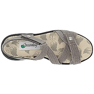 Greenleaf Women's Serenity Sandal, Gray, 11