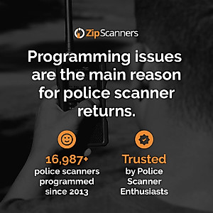 Police Scanner Programming | Expert Programming for Police Scanner Radios | Custom Programmed with Your Local Police, Fire & EMS | Uniden & Whistler Police Scanner Radios
