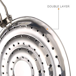 Super Leader Heat Diffuser Reducer Flame Guard Simmer Plate,Thickening Stainless Steel for Electric and Gas Stovetops