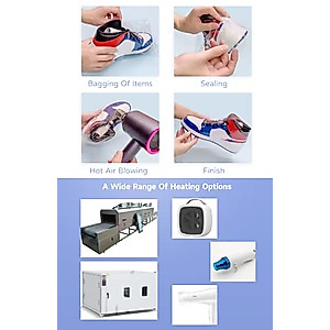 Im.Create Shrink wrap Bags - 100pcs Clear Heat Shrink Wrap for soap - PVC Remote Control Cover 4x6 Inches Shrink Plastic