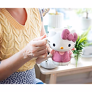 Sanrio Hello Kitty 3D Sculpted Ceramic Mug | Holds 20 Ounces