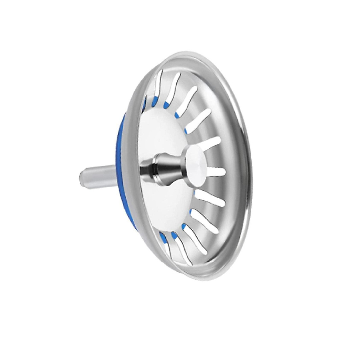 Sink Strainer Plug, Kitchen Sink Waste Strainer Plug, Stainless Steel Strainer Plug for Kitchen Bathroom Sink Diameter 80mm-2PCS