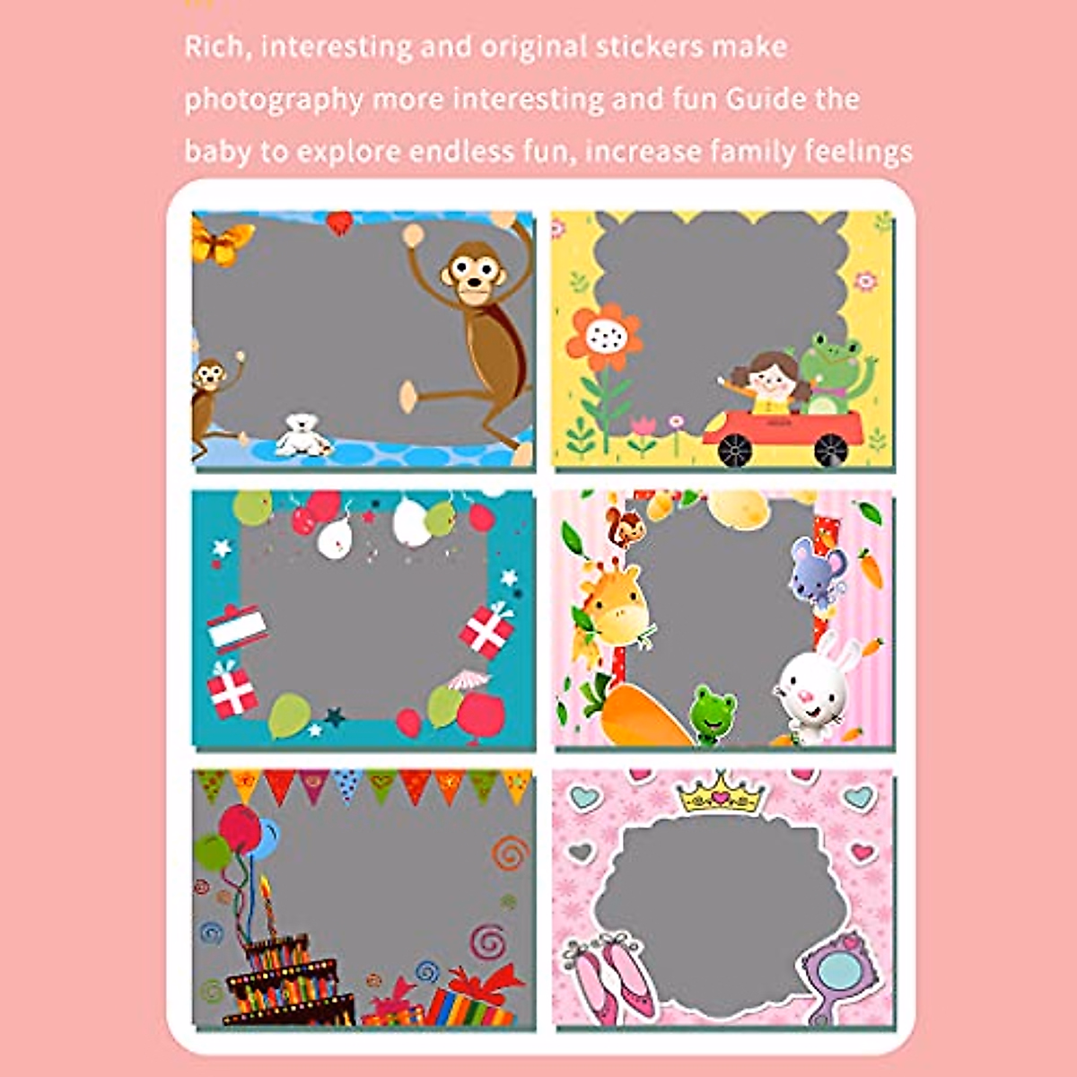 Kingjinglo 1080P Digital Camera Front & Back Dual Lens Video Recorder 2000W Pixels 2.0" IPS Screen Great for Kid Boy Girl Cute Cartoon Digital Camera for Kids Baby 1080P Video Selfie Tool Front 3