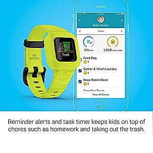 Garmin vivofit jr. 3, Fitness Tracker for Kids, Includes Interactive App Experience, Swim-Friendly, Up To 1-year Battery Life, Digi Camo (Renewed)