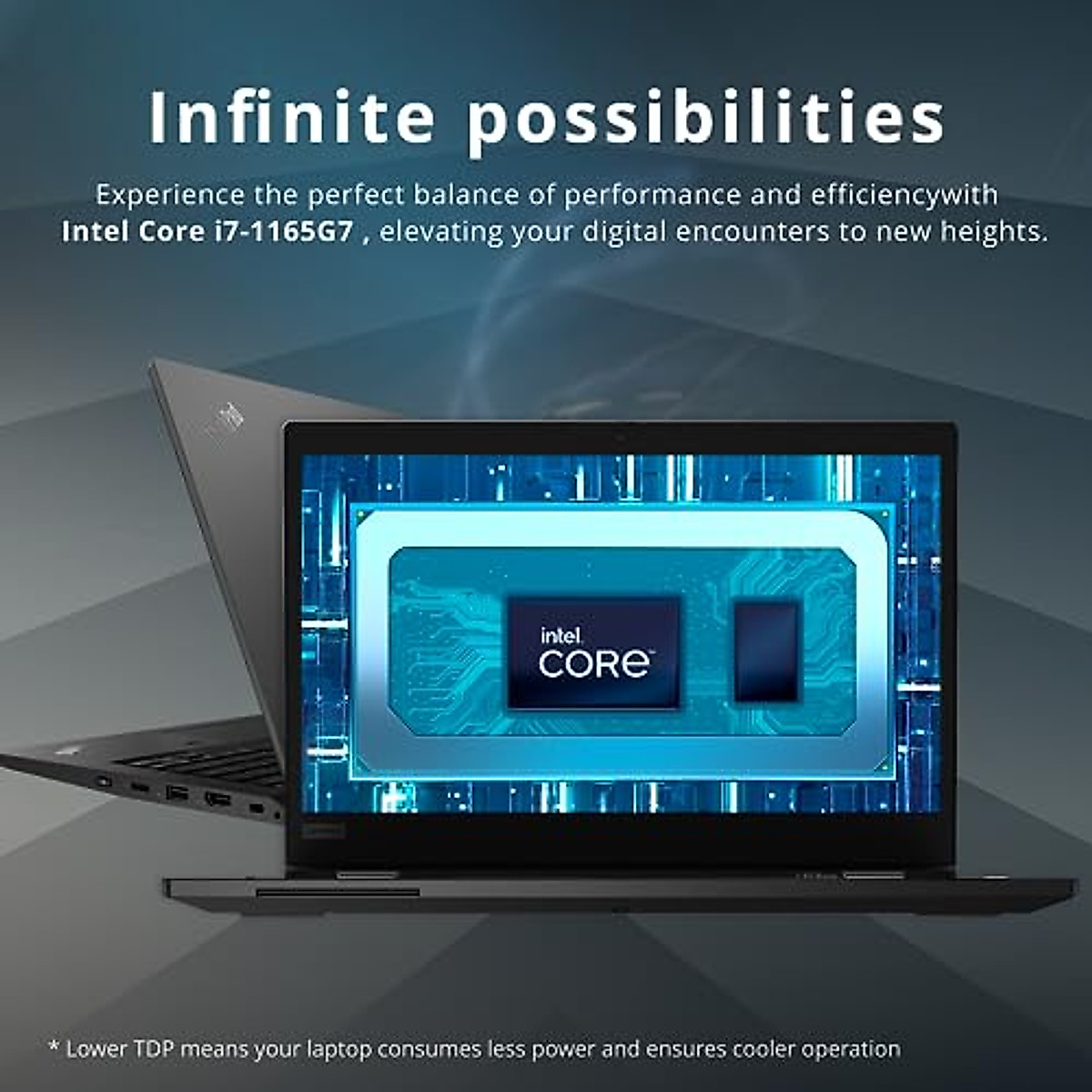 Lenovo ThinkPad L13 Yoga 2-in-1 13.3" FHD Touchscreen Laptop, Intel Core i7-1165G7, 16GB RAM, 512GB SSD, Iris Xe Graphics, Fingerprint Reader, Backlit Keyboard, Win 11 Pro, Black, 32GB USB Card