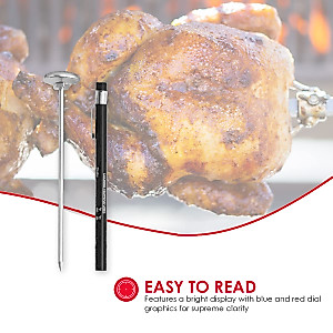 Home Basics Durable Cooking Thermometer, Stainless Steel